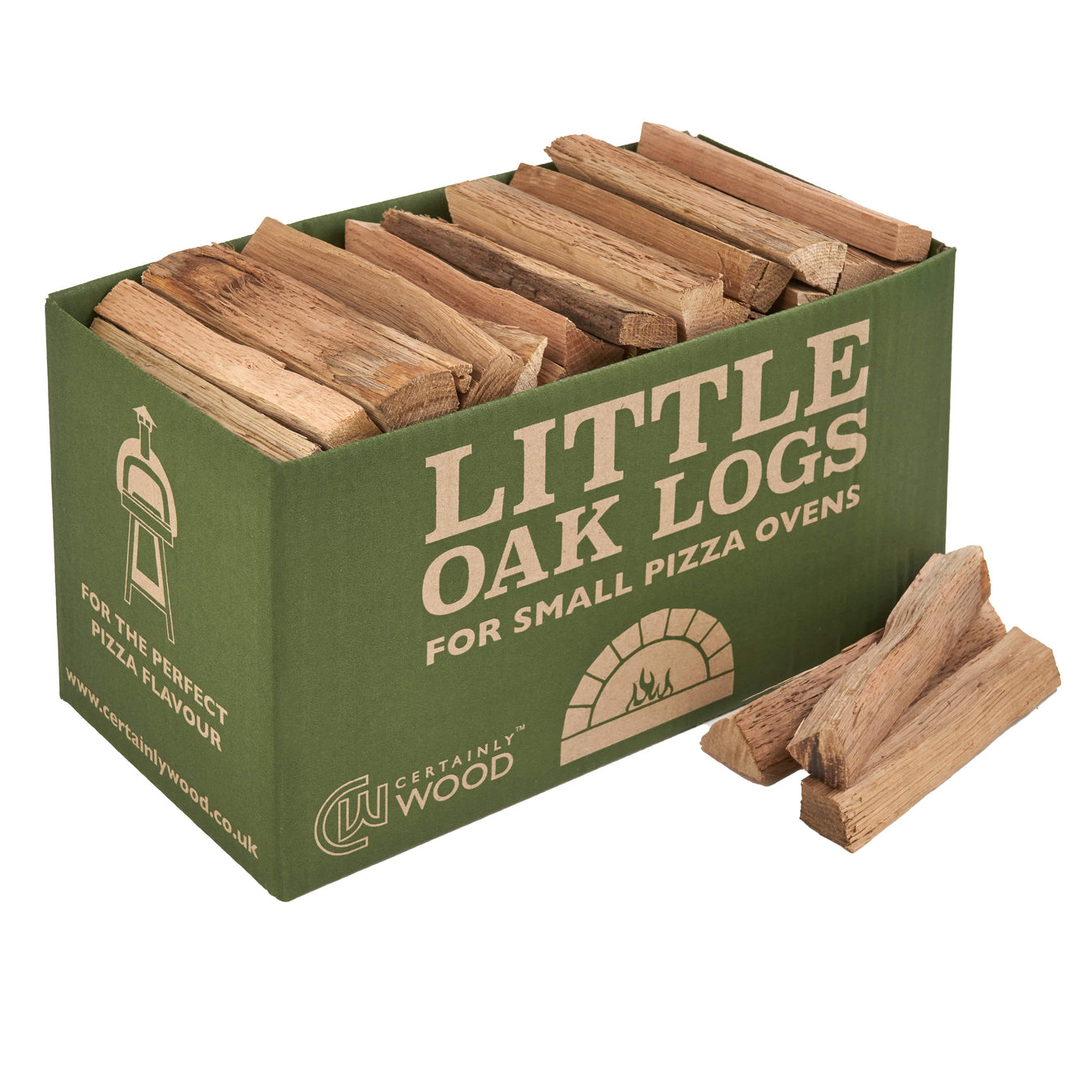 Oak Pizza Logs – Certainly Wood