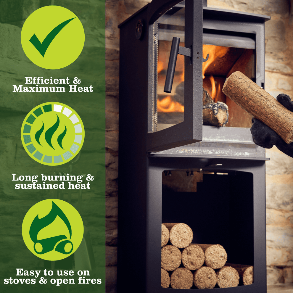 Fired Up Heat Logs Single Packs – Certainly Wood