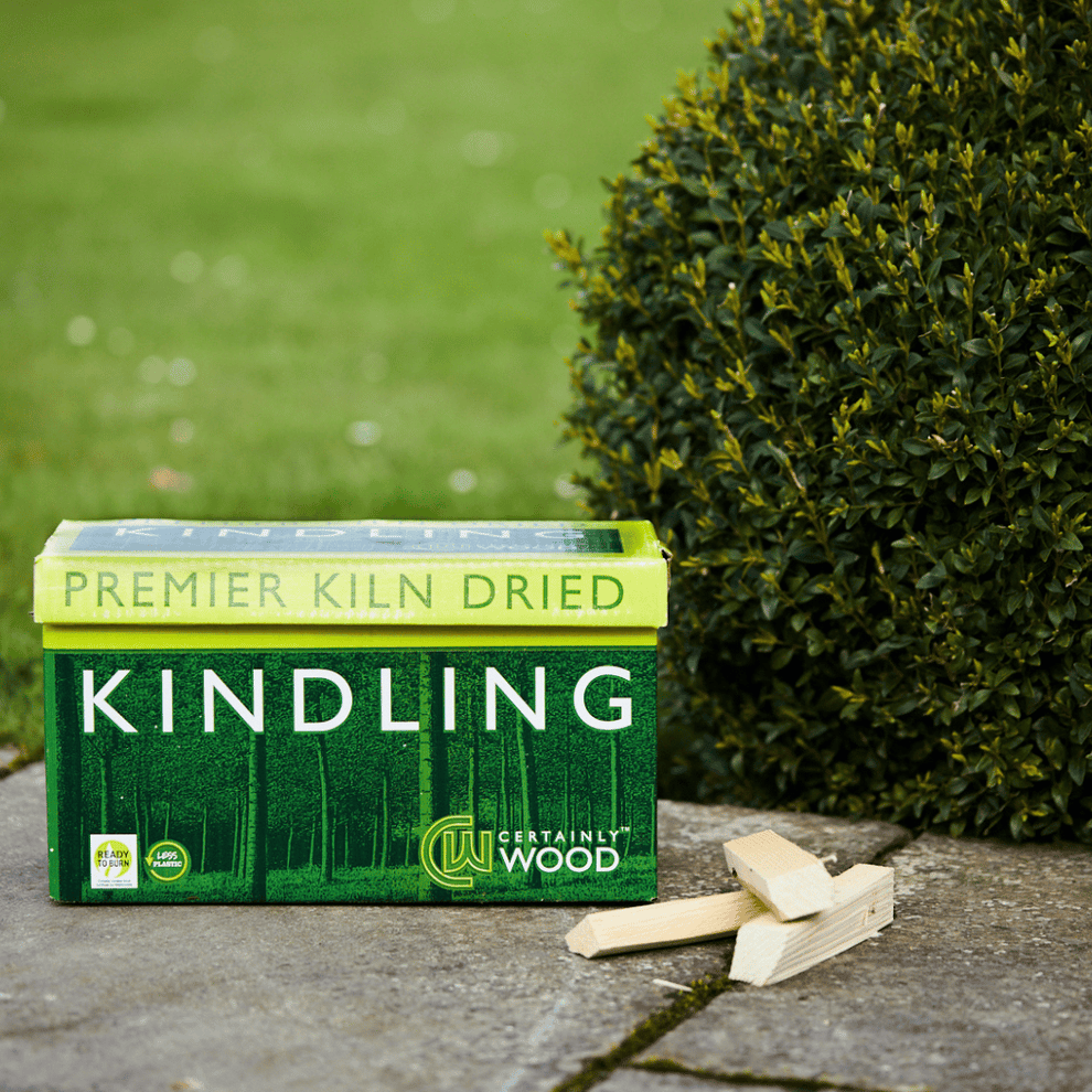 Kiln dried kindling grown and made in Britain by Certainly Wood